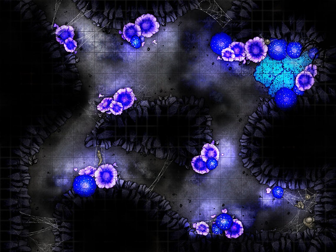 Underdark Battle Map Dnd Battle Map D&D Battlemap Dungeons - Etsy