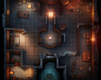 Water Temple Battle Map Dnd Battle Map D&D Battlemap - Etsy Israel