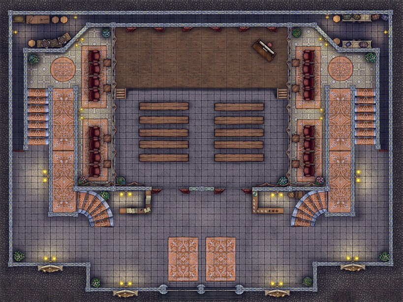 City Bundle Battle Map, Dnd Battle Map, D&D, Battlemap, Dungeons and ...