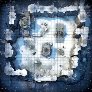 Winter Snow Bundle Battle Map, Dnd Battle Map, D&D, Battlemap, Dungeons ...