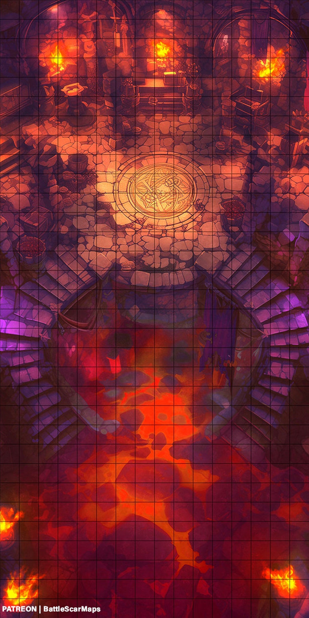 Spirit Sanctuary Battle Map, Dnd Battle Map, D&D, Battlemap, Dungeons ...