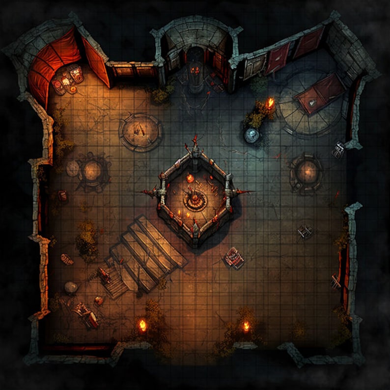 Dead Rise Battle Map Dnd Battle Map D&D Battlemap Dungeons - Etsy Australia