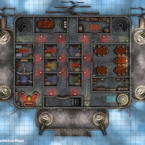 Floating Fortress Battle Map, Dnd Battle Map, D&D, Battlemap, Dungeons ...