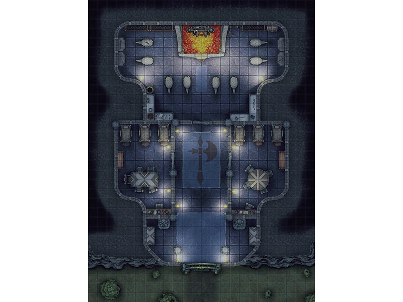 Mountain Forge Battle Map Dnd Battle Map D&D Battlemap - Etsy