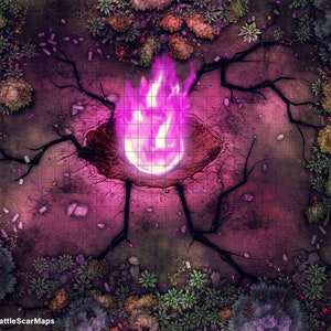 Crater Battle Map, Dnd Battle Map, D&D Battle Map, Battlemap, Dungeons ...