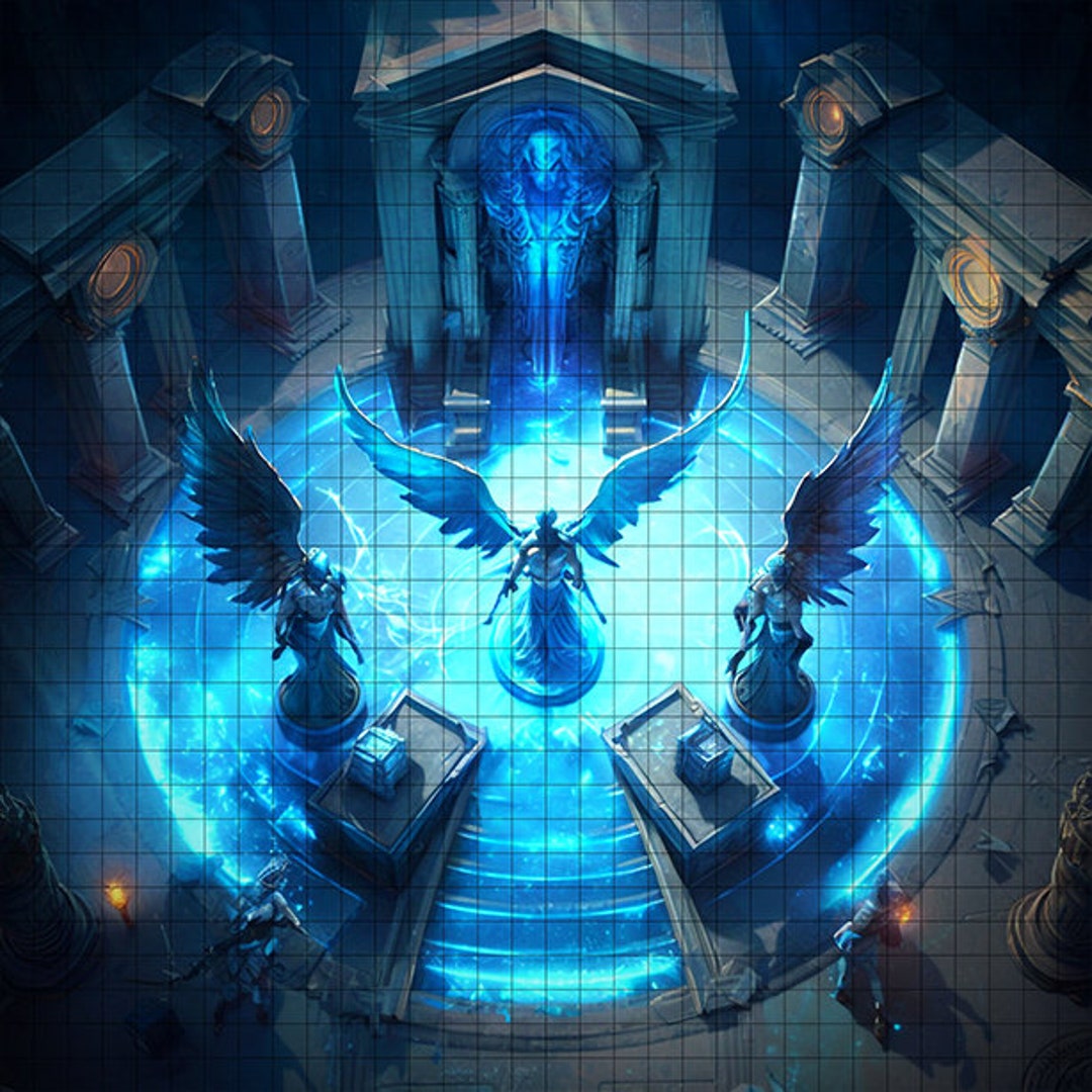 Guardians Battle Map, Dnd Battle Map, D&D, Battlemap, Dungeons and ...