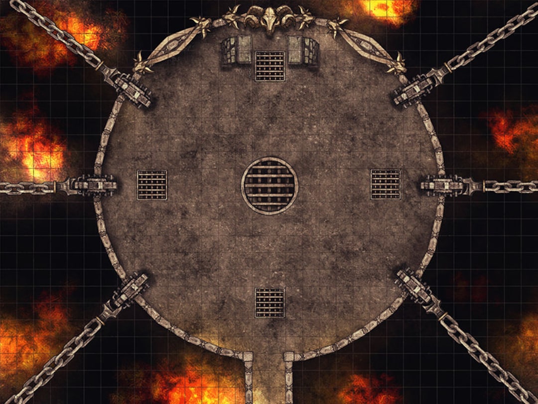 Fire Reigns Battle Map Dnd Battle Map Dandd Battlemap Dungeons And Dragons 5e Roll20