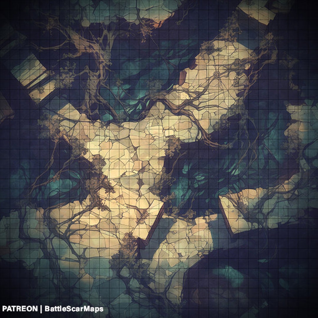 Death's Grasp Battle Map, Dnd Battle Map, D&D, Battlemap, Dungeons and ...