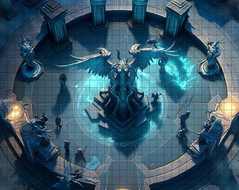 Ghost Ship Battle Map, Dnd Battle Map, D&D, Battlemap, Dungeons and ...