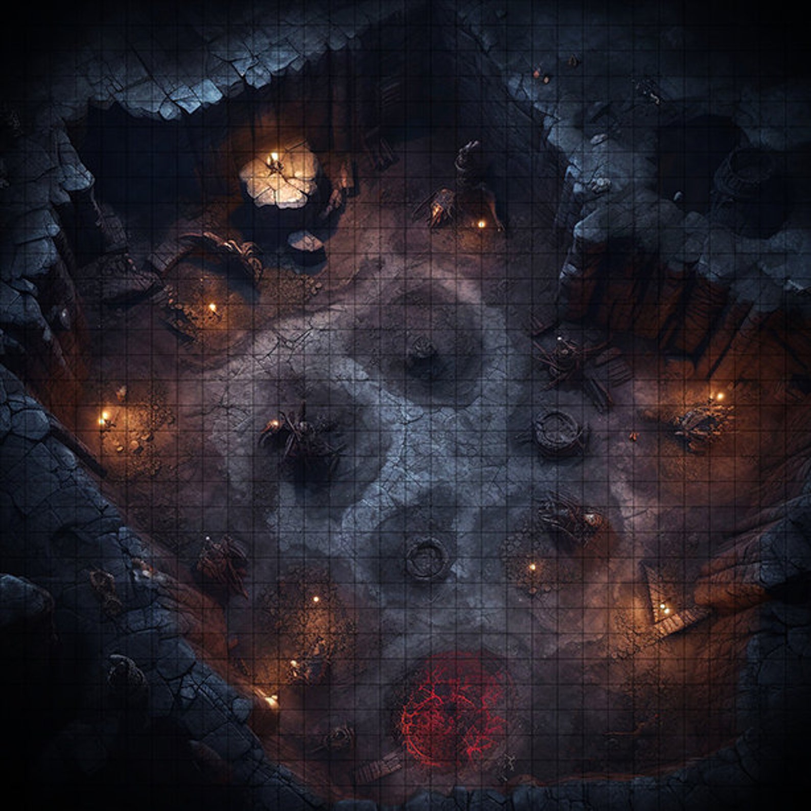 Depression Battle Map, Dnd Battle Map, D&D, Battlemap, Dungeons and ...