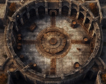 The Arena, Battlemap, Dnd Battle Map, D&D, Battle Map, Dungeons and ...