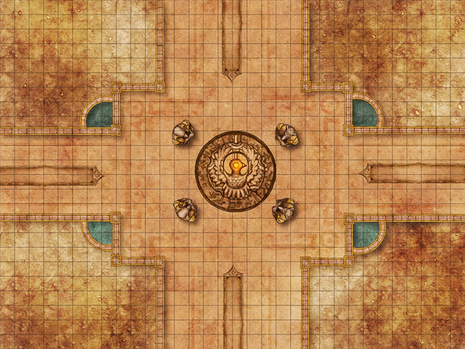 Crossing Paths Battle Map Dnd Battle Map D&D Battlemap - Etsy
