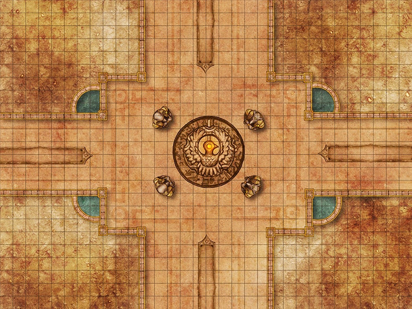 Crossing Paths Battle Map Dnd Battle Map D&D Battlemap - Etsy