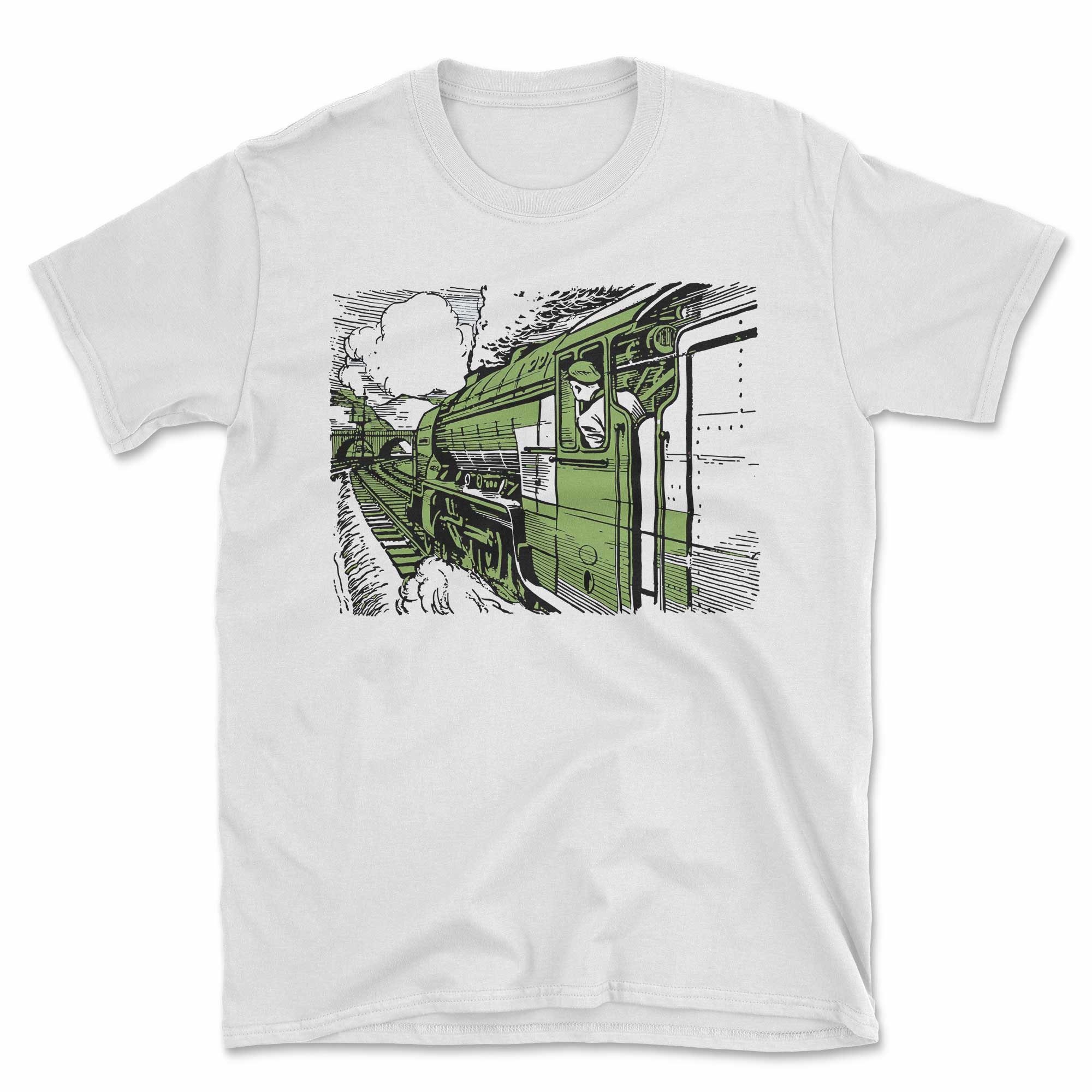 Retro Steam Train T-shirt Locomotive Model Railway Spotting - Etsy UK