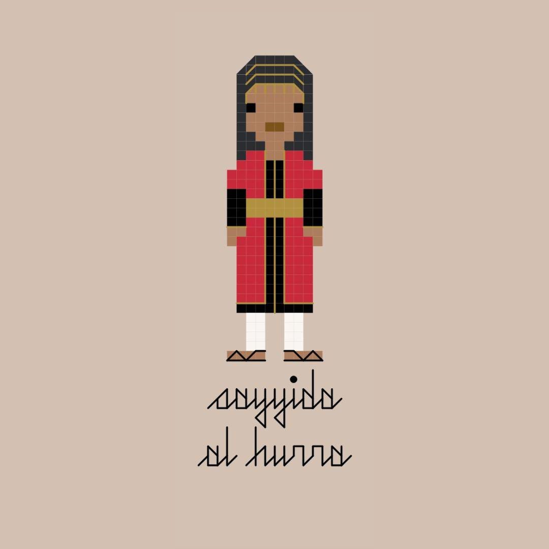Sayyida Al Hurra Cross Stitch Pattern - Pirate Queen - Sultana of ...