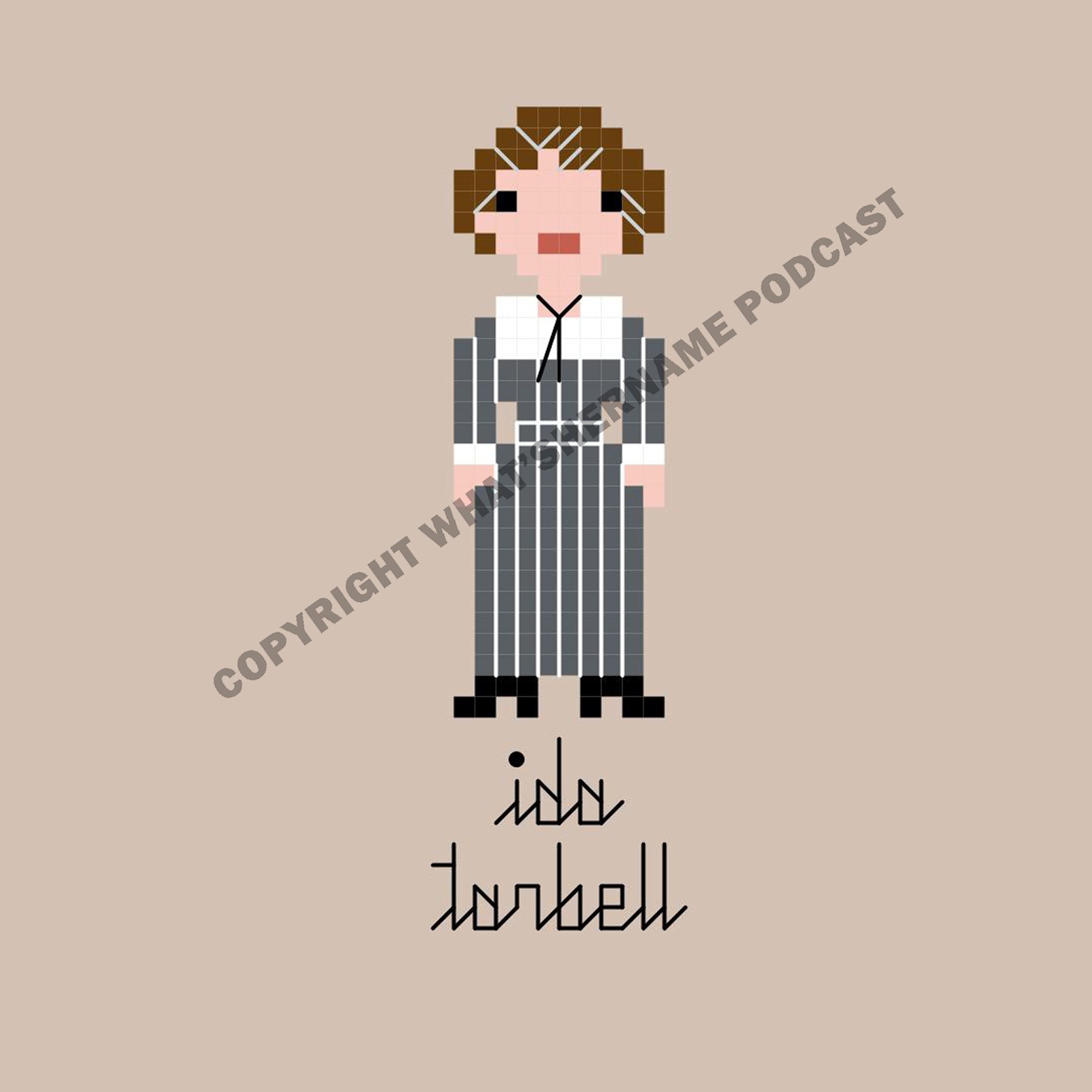 Ida Tarbell - Cross Stitch Pattern - Journalist - Muckraker - Etsy