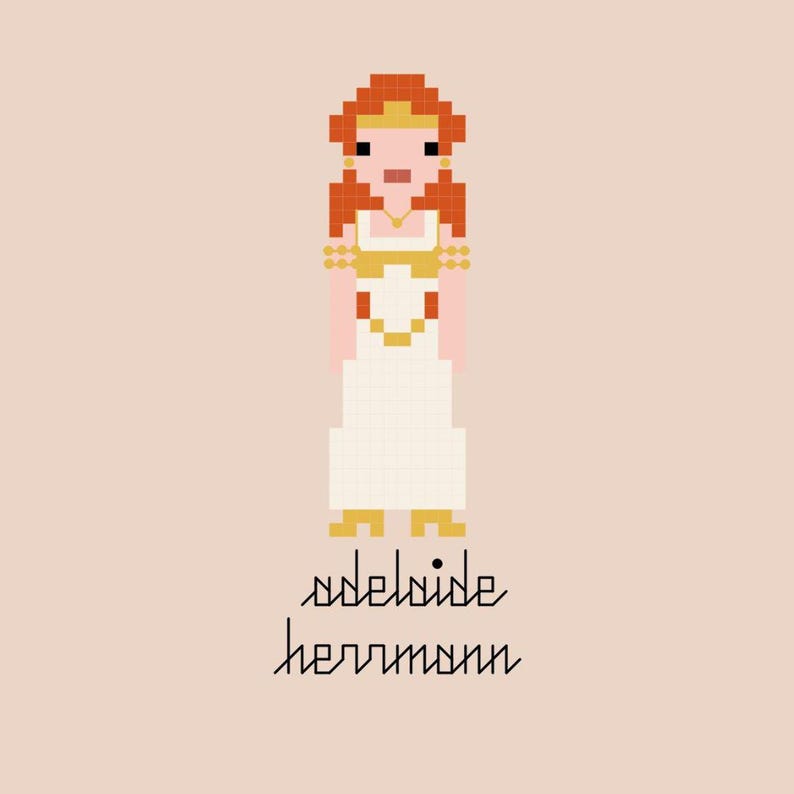 Adelaide Herrmann - "queen of Magic" - Cross Stitch Pattern - Etsy