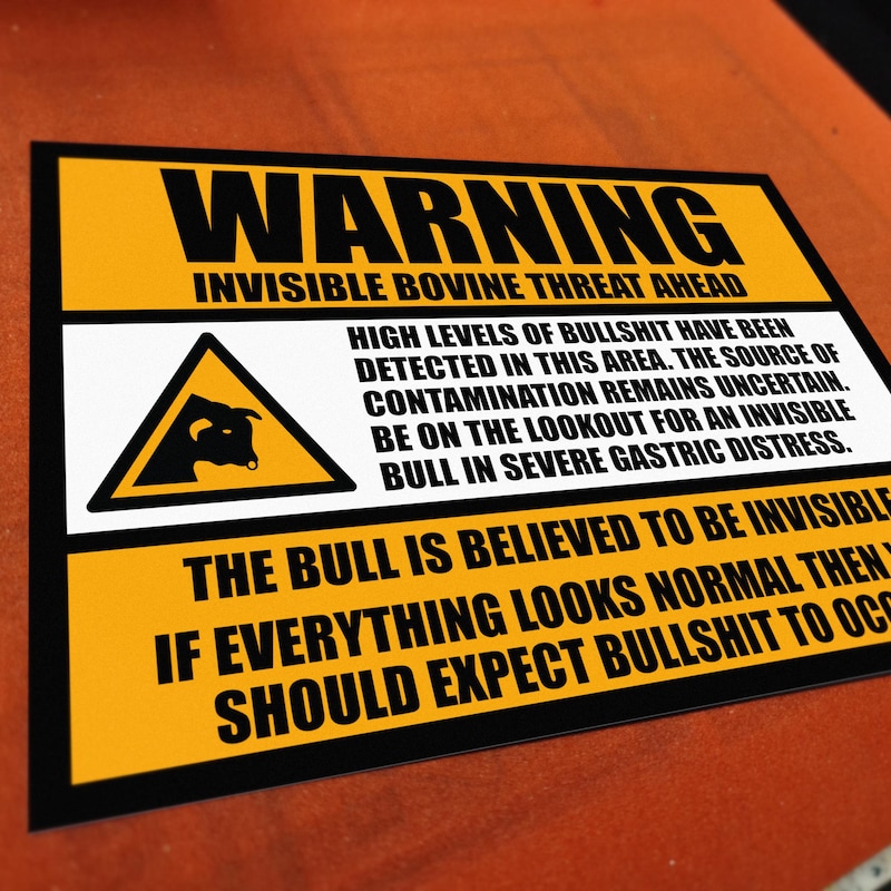 Scp Warning Signs - Etsy