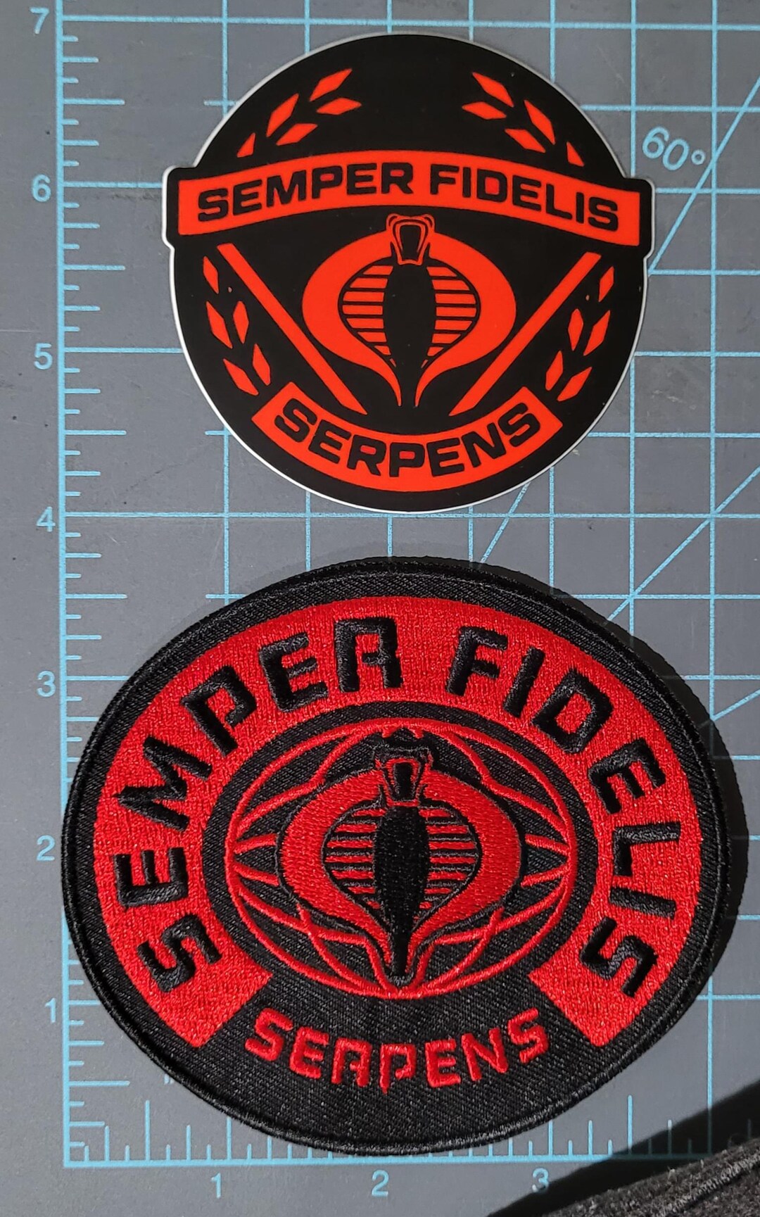 Last of Stock! GI Joe Cobra Classifed Series HISS Patch and Sticker Set ...