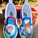 Custom Hand-painted Vans Kids Shoes | Personalized Character Design - Etsy