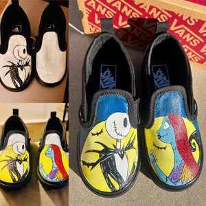 Custom Hand-painted Vans Kids Shoes | Personalized Character Design - Etsy