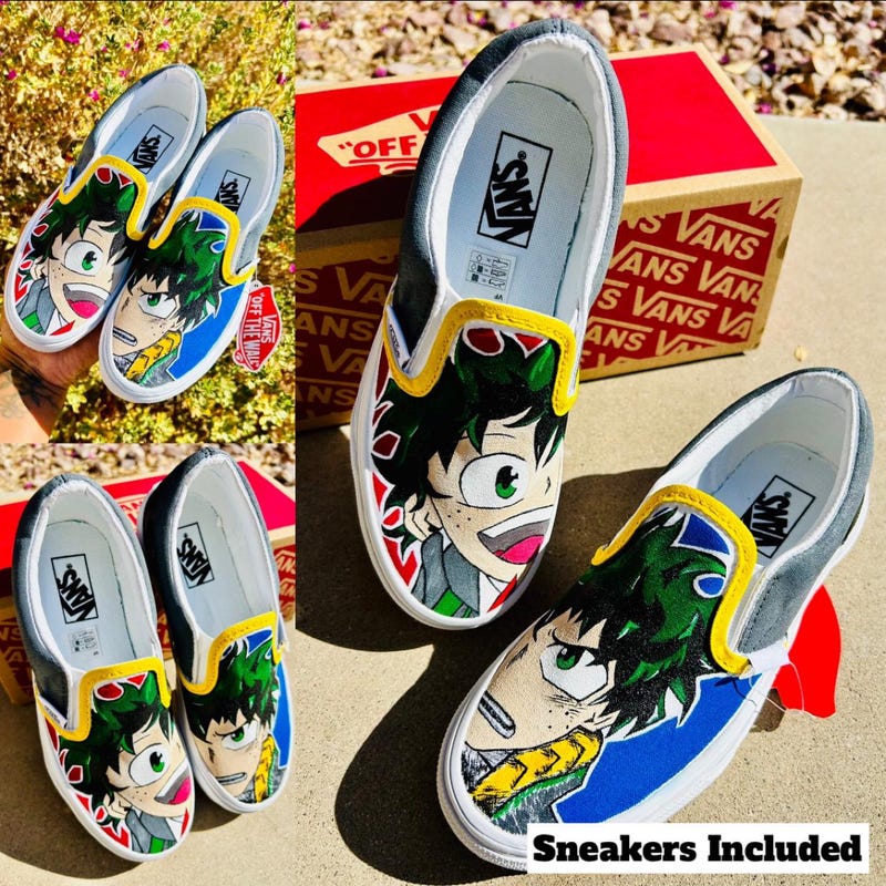Custom Vans - Etsy