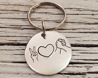 Better Together Keychain - Etsy