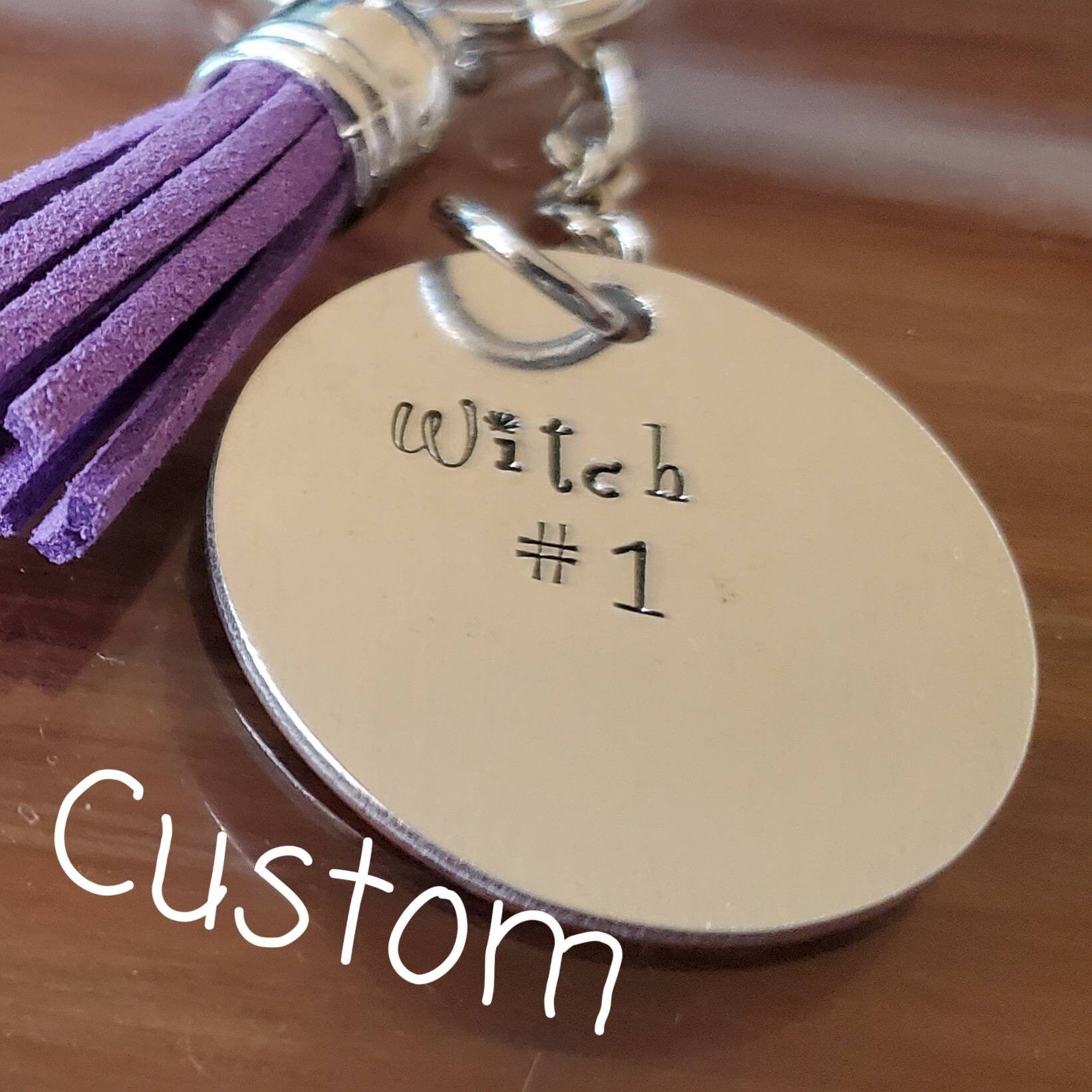 Keys to the Broom Halloween Keychain Broom and Witch Hat - Etsy UK