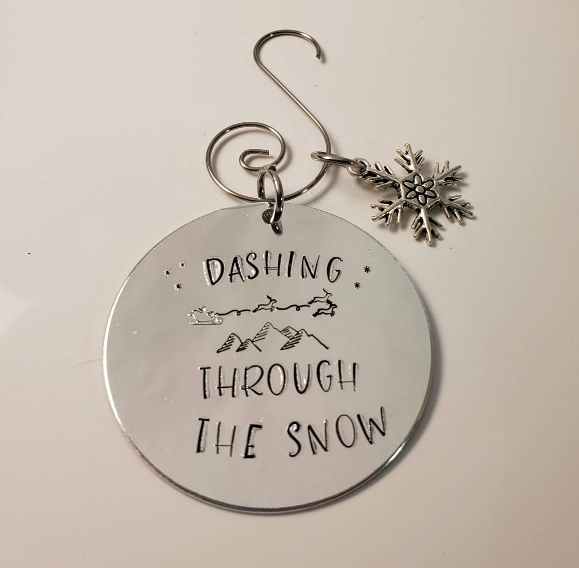 Christmas Dashing Through the Snow Family Ornament Gift - Etsy