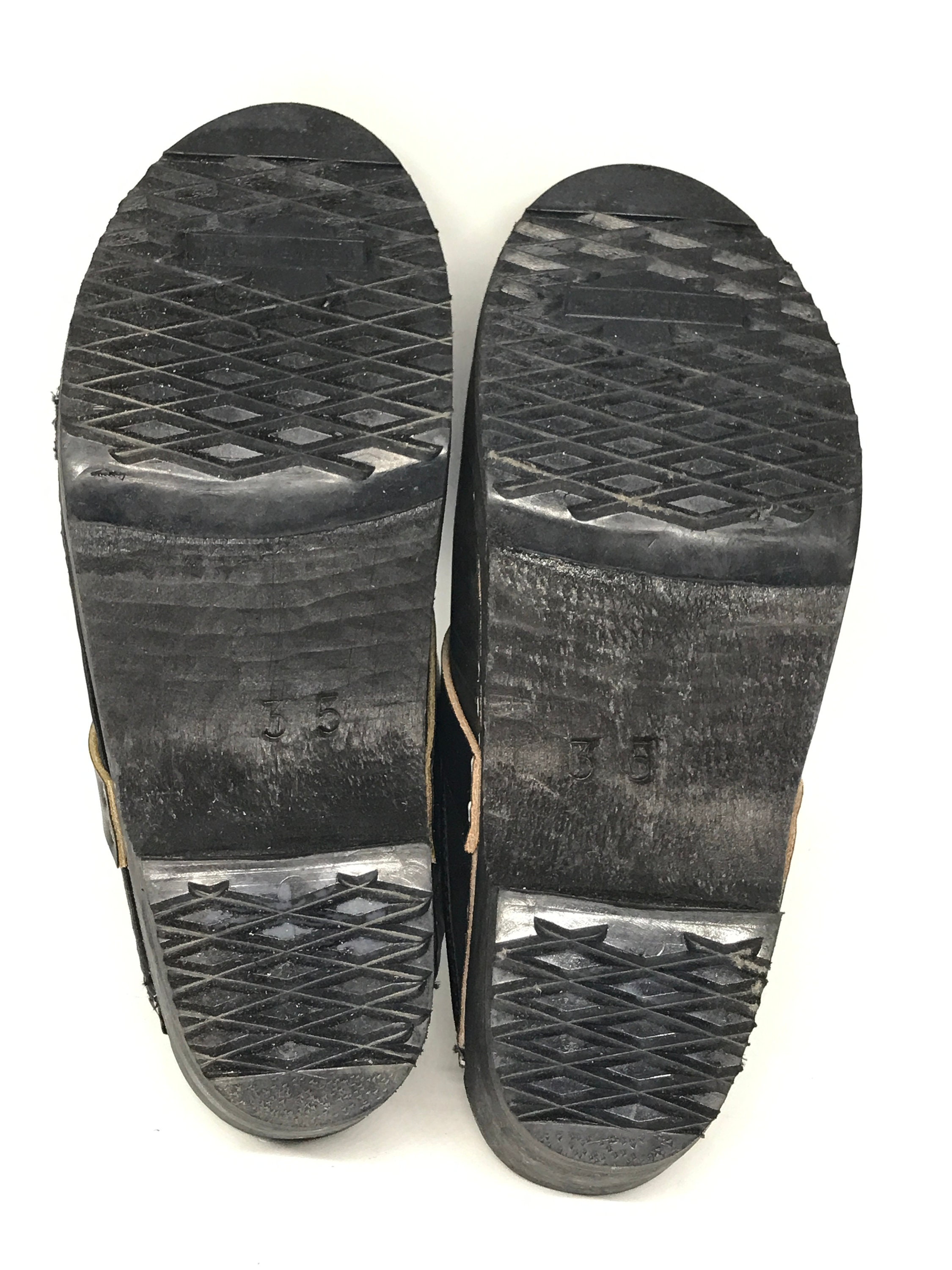 Black Vintage 90s Shoes Kid's Shoes Slippers Size 35 - Etsy