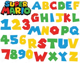 Super mario svg | Etsy