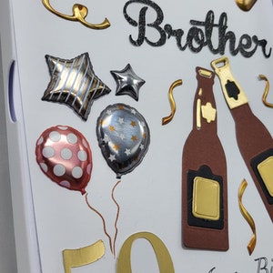 Special Brother Happy Birthday Greetings Card 50th 60th 40th Birthday ...