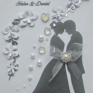 Personalized Handmade 3D Wedding Card With Gift Box - Etsy