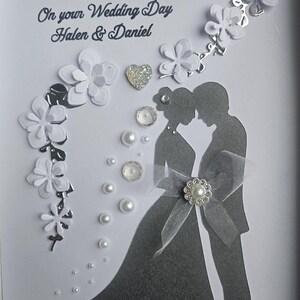 Personalized Handmade 3D Wedding Card With Gift Box - Etsy