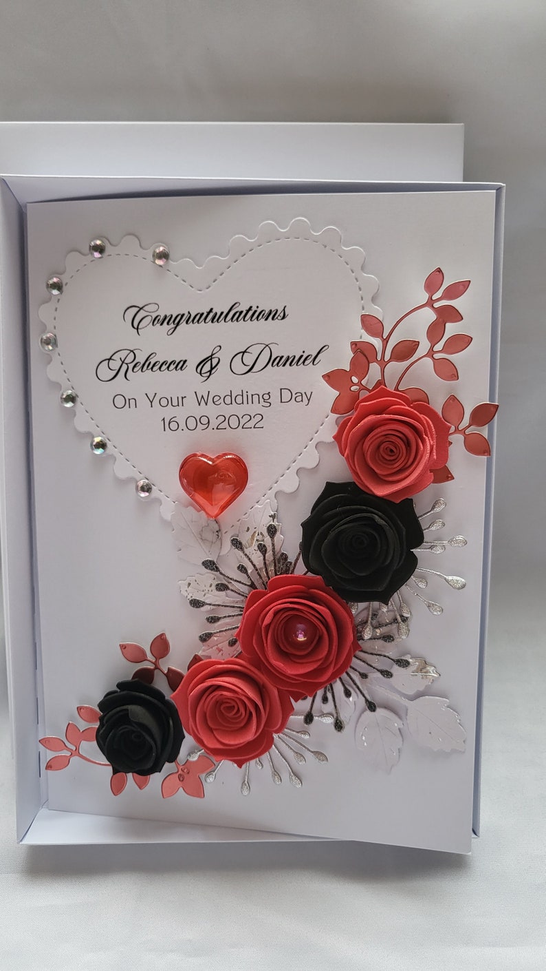 RUBY Anniversary Card Wedding Anniversary Card Handmade - Etsy