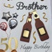 Special Brother Happy Birthday Greetings Card 50th 60th 40th Birthday ...