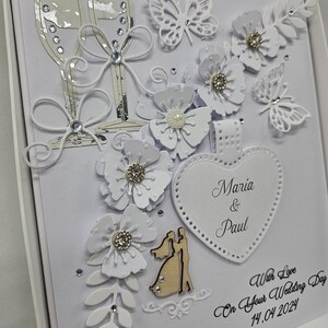 Personalised Wedding Day Card /wedding Gift for Groom and Bride/special ...