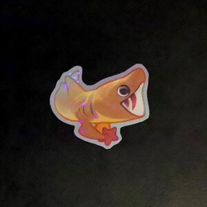 Basking Shark Holographic Stickers - Beanables - Etsy