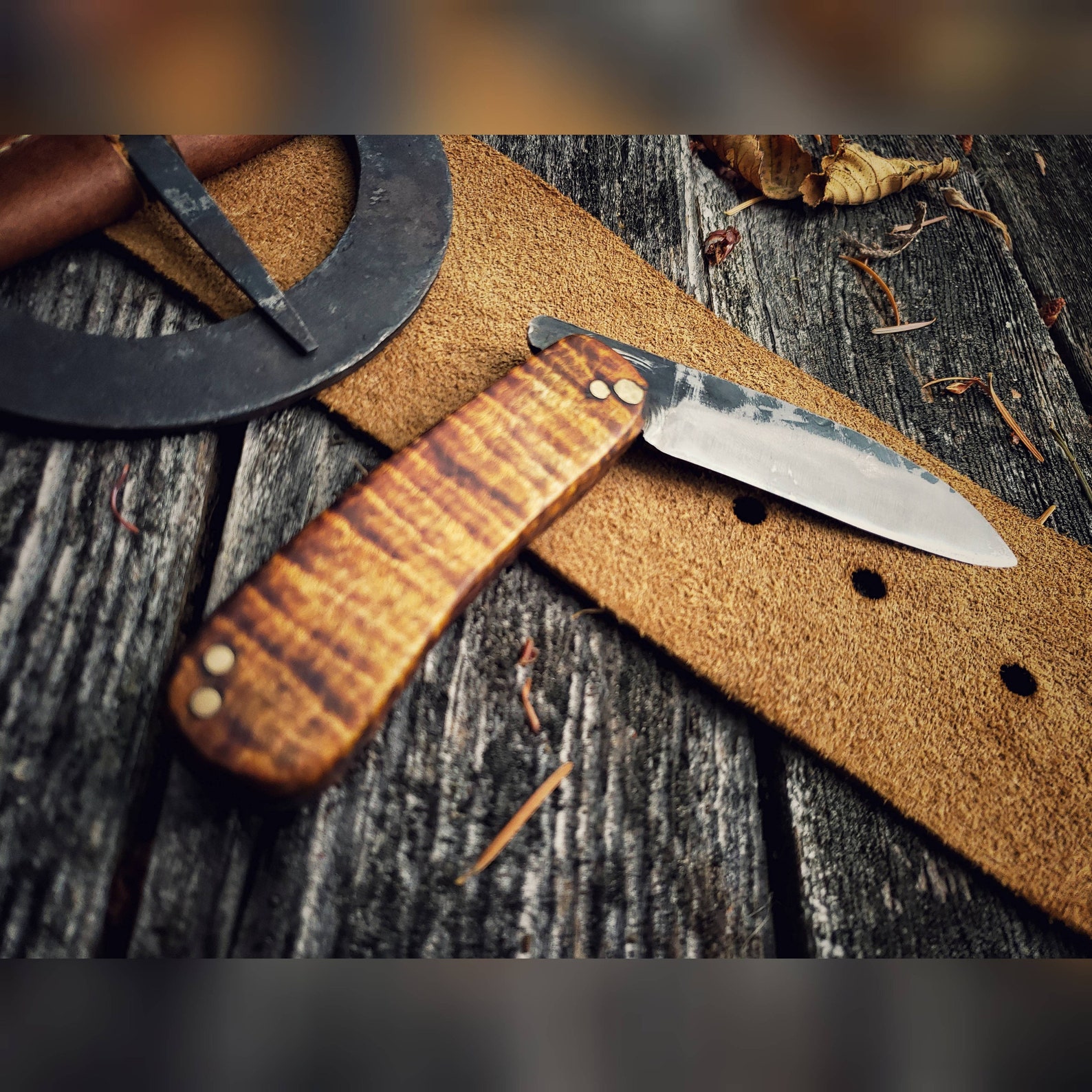 Custom Frontier Style Knife - Etsy