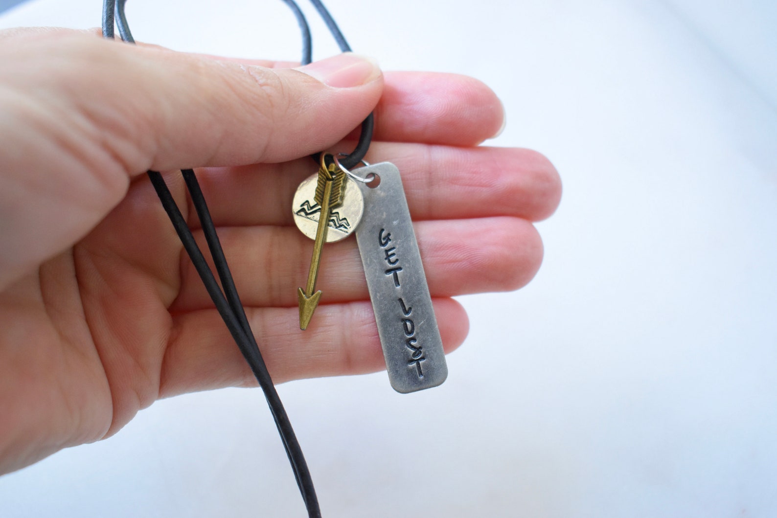 Get Lost Necklace Mountain Necklace Personalize Necklace - Etsy