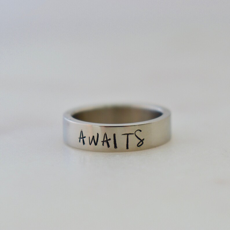 Adventure Awaits Ring Stacked Rings Adventure Ring 5mm - Etsy