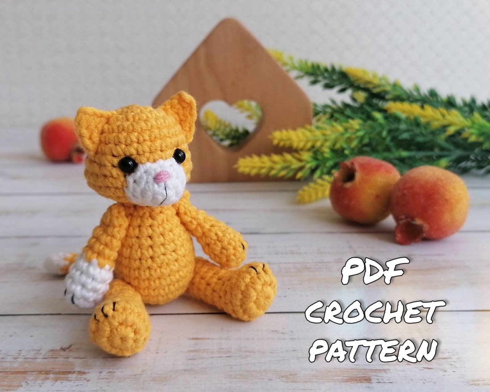Crochet Pattern Cat / Amigurumi Small Toy / Kitten / Baby Toy - Etsy
