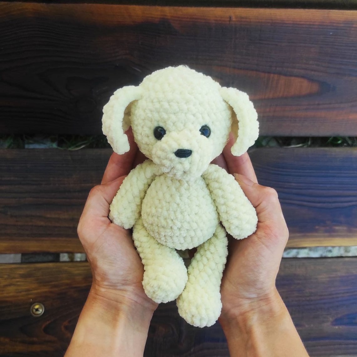 Crochet Dog Pattern, Amigurumi Plush Puppy Tutorial in English, Golden ...