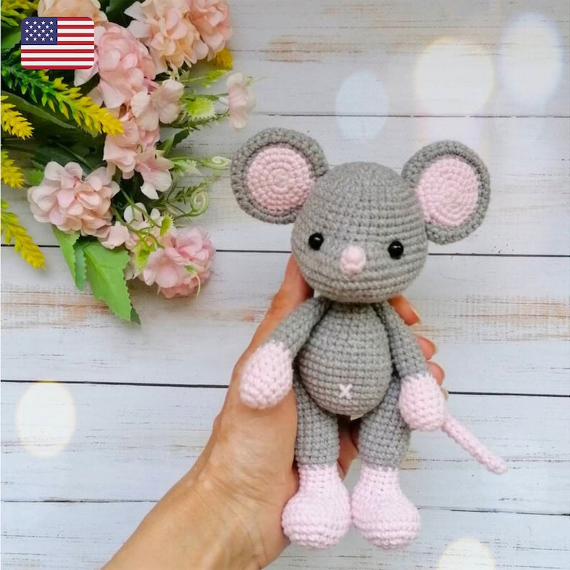 Crochet Mouse Pattern - Etsy