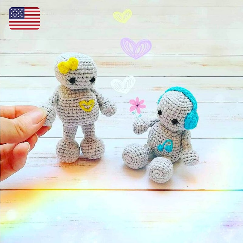 Robot Pattern - Etsy