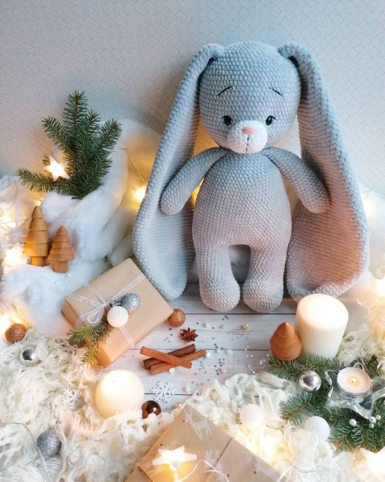 Big Bunny Crochet Pattern / Amigurumi Bunny Pattern / PDF - Etsy