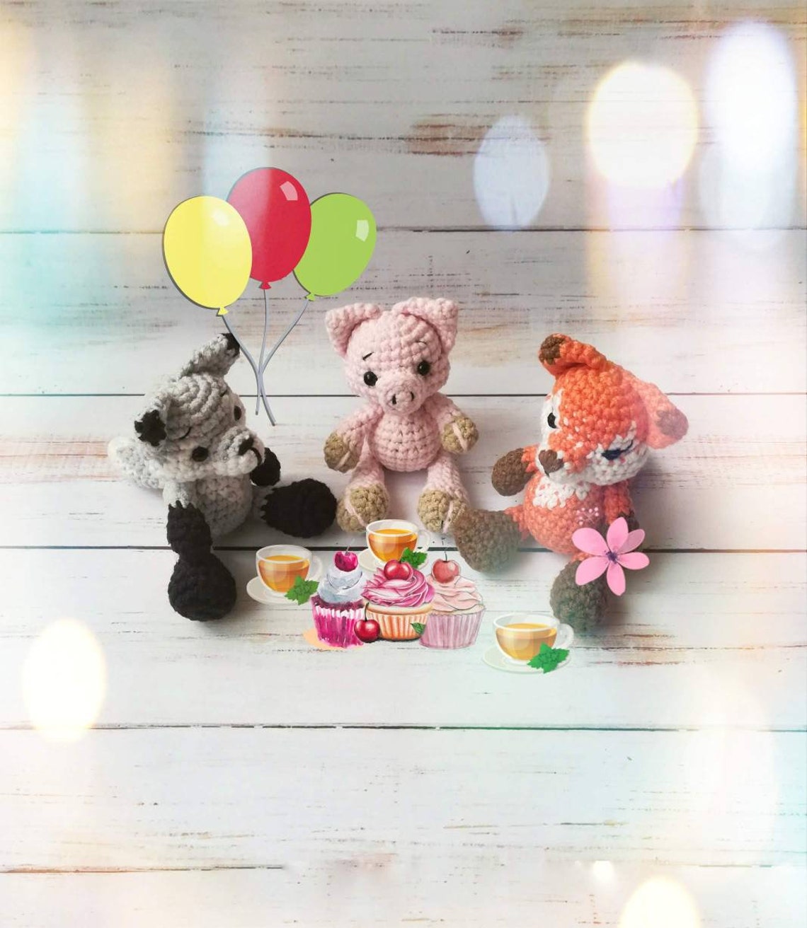Small Crochet Pig Pattern PDF Amigurumi Toy | Etsy