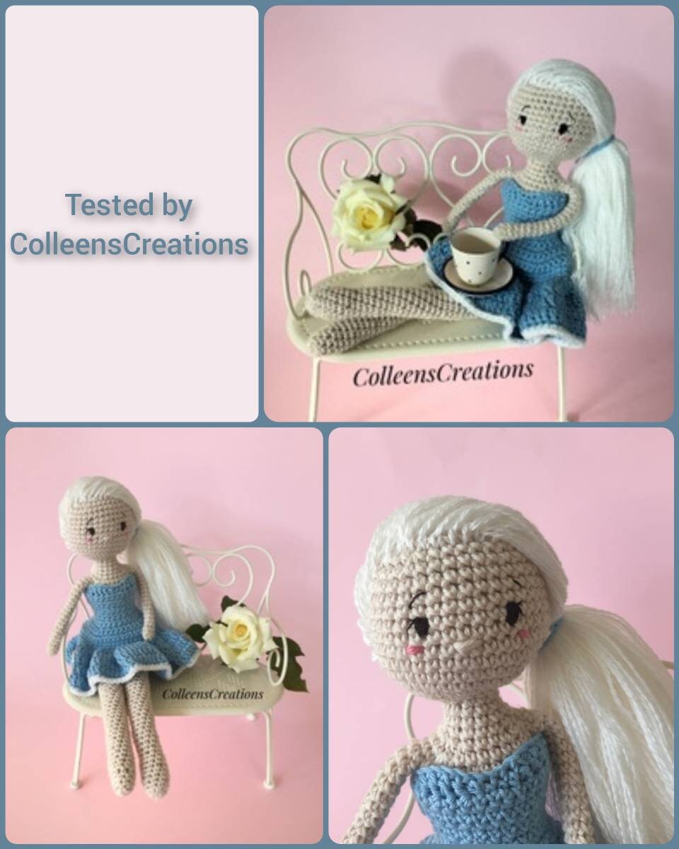 Crochet Doll Pattern Amigurumi Soft Toy for Girl Tutorial in - Etsy