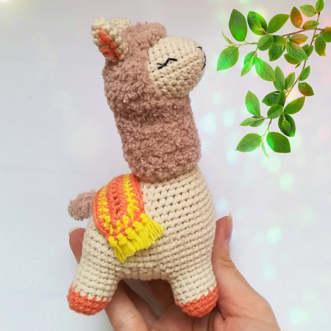 Crochet lama pattern softy alpaca plush llama amigurumi | Etsy