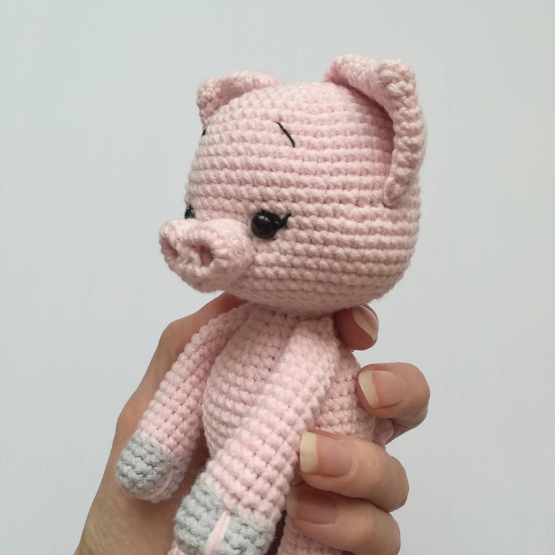 Crochet Pig Pattern Cute Amigurumi Toy PDF | Etsy